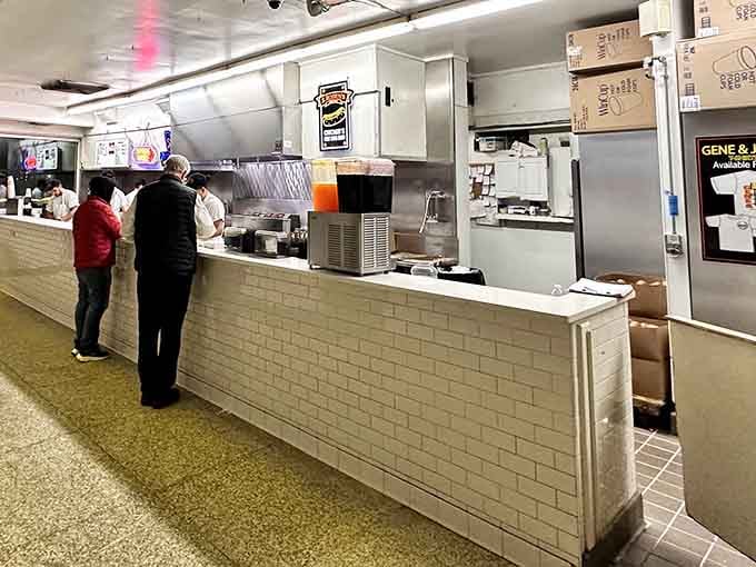 The counter where magic happens: simple, efficient, and churning out perfection since forever.