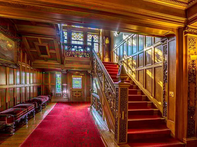That grand staircase isn't just for show, it's where history, tragedy, and architectural magnificence collide in stunning fashion.