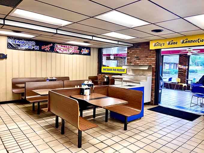 Step inside and find yourself transported to a simpler era, complete with booth seating that's hosted countless memories.