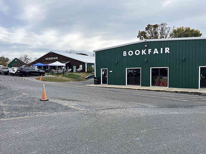 That green warehouse holds more reading adventures than you could finish in several lifetimes, and yes, that's a promise.