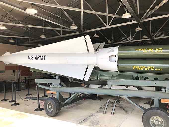 That's a Nike Hercules missile, folks. Designed to protect Miami, now protecting our right to say "wow" really loudly.