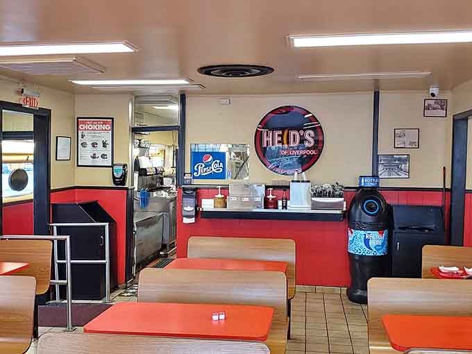 Step inside and you'll find booths that have seen more family dinners than your grandmother's dining room table.