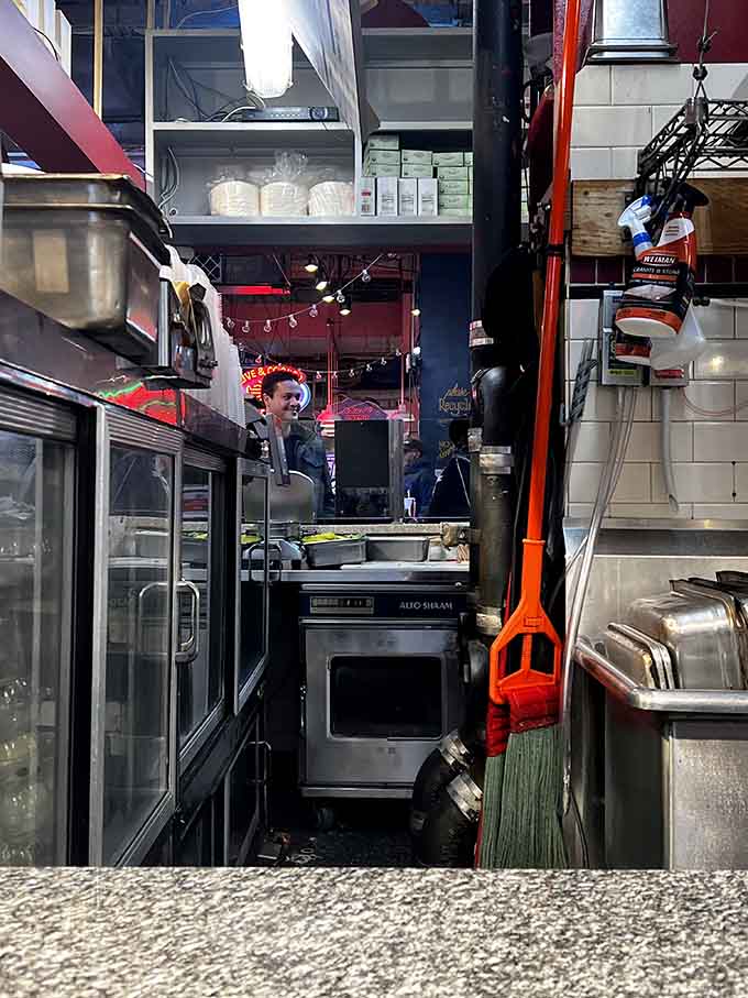 Behind every great sandwich is a workspace that looks like organized chaos but runs like clockwork.