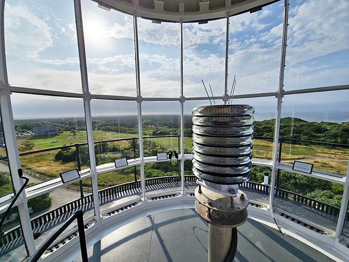 Inside the lantern room where the magic happens &ndash; those windows frame views worth every single step up.