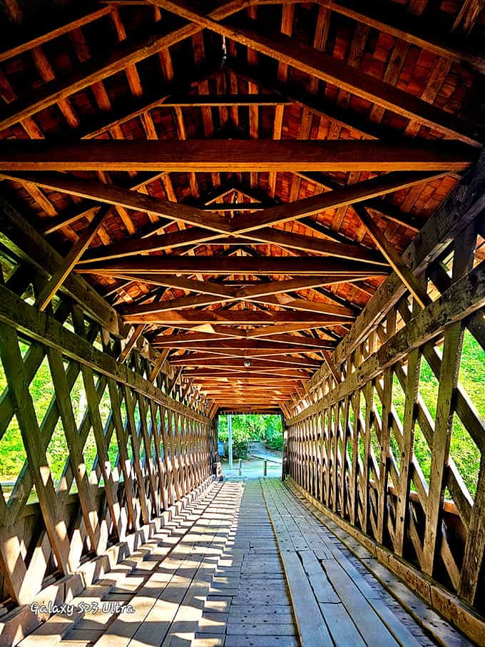 Step inside and look up at this wooden cathedral where 19th-century engineering meets timeless craftsmanship and beauty.