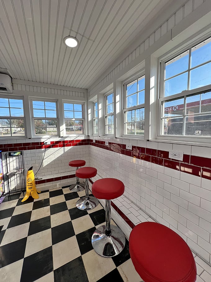 Those cherry-red stools aren't channeling a bygone era&mdash;they're the real deal. A time capsule where conversations and milkshakes flow with equal sweetness.