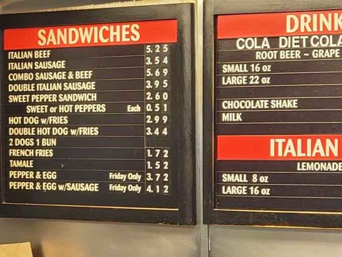 When the menu board looks this straightforward, you know they've perfected every single item listed up there.