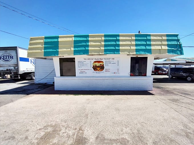 The order window where dreams come true, one burger and shake at a time, no fancy apps required.