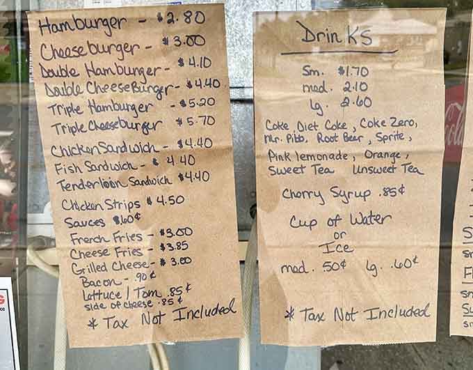 Handwritten menus are becoming rarer than rotary phones, and that's exactly what makes them so wonderful to see.