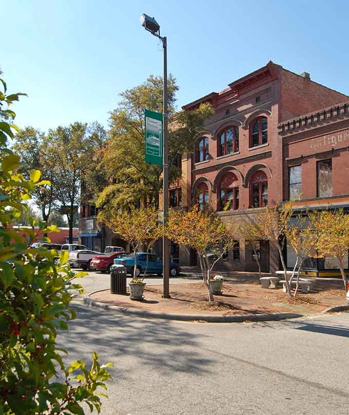 Downtown Lumberton's historic architecture proves that beautiful buildings never go out of style, unlike your high school haircut.