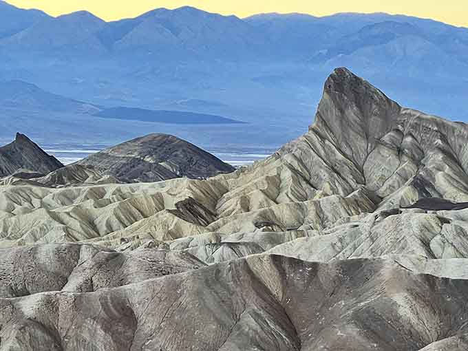 Zabriskie Point's painted badlands prove Death Valley isn't just about sand, it's geology's greatest art gallery.
