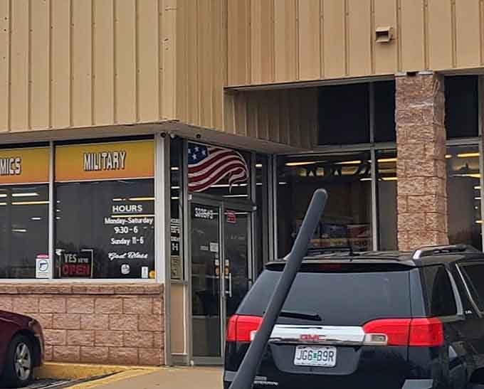 The entrance beckons like a portal to treasure-hunting paradise, where your shopping cart becomes an adventure vehicle.