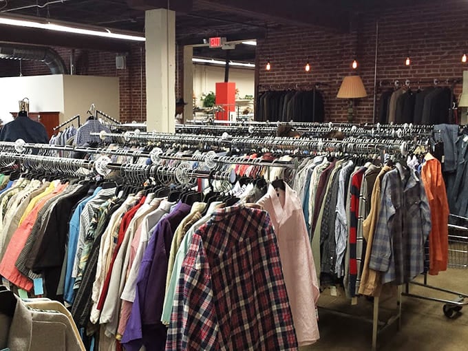 Endless racks of organized clothing stretch before you like a fashionista's fever dream, minus the nightmare prices.
