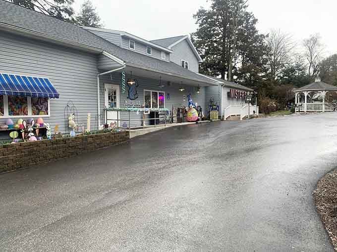 The unassuming exterior hides one of America's most delightfully bizarre collections, waiting just beyond those doors.