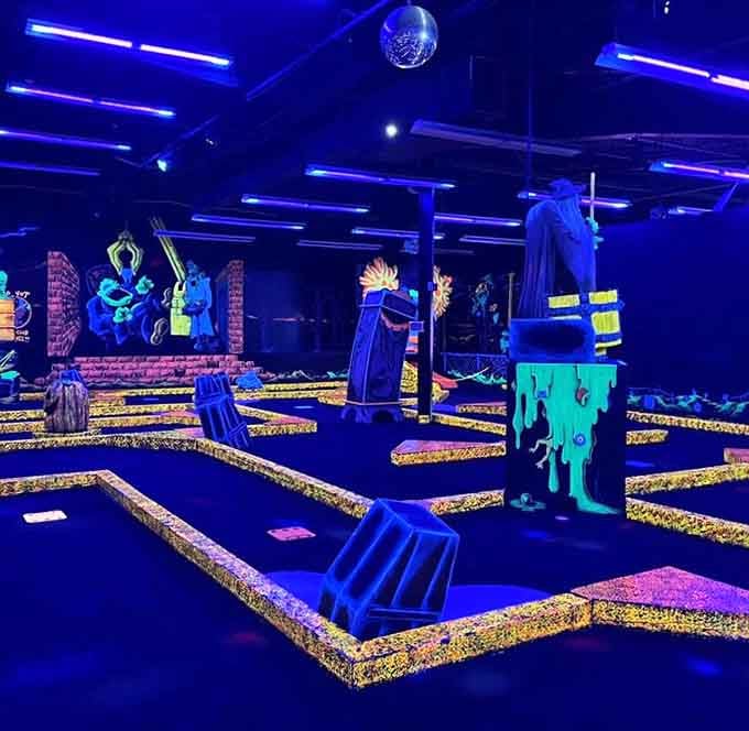 Welcome to where geometry meets the supernatural, and every angle glows with possibilities under blacklight magic.