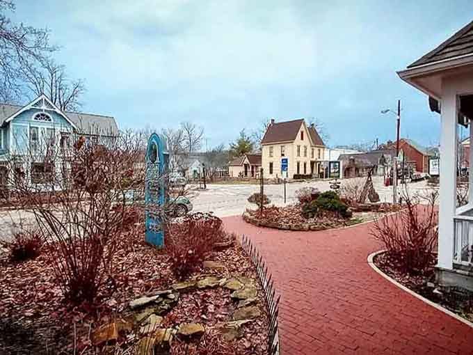These brick pathways wind through town like breadcrumbs leading you to your next artistic discovery.