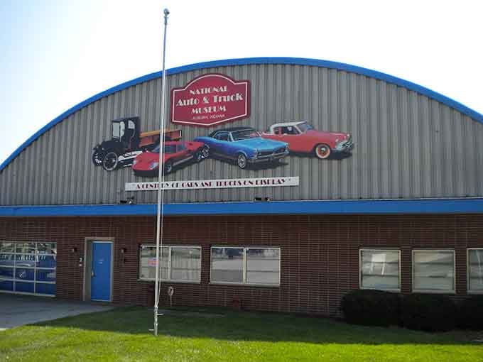 The building itself is a love letter to car culture, promising treasures that'll make any gearhead's heart skip.