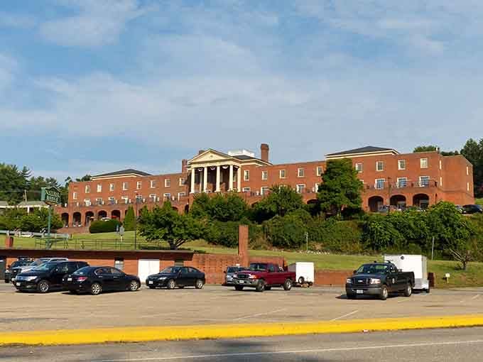 The Natural Bridge Hotel stands ready to welcome travelers seeking more than just a quick photo op.