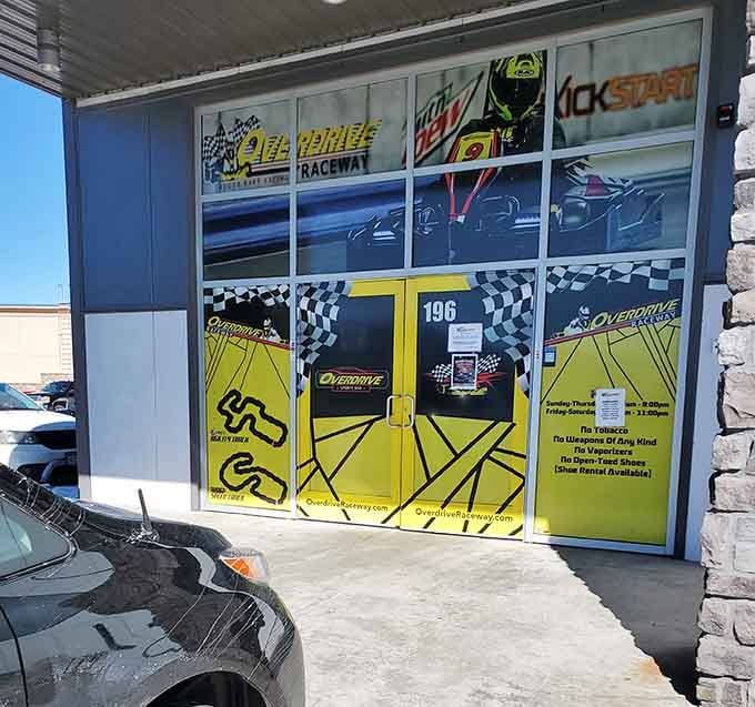 Those bold yellow doors promise speed, thrills, and the kind of fun that makes sensible sedans jealous.