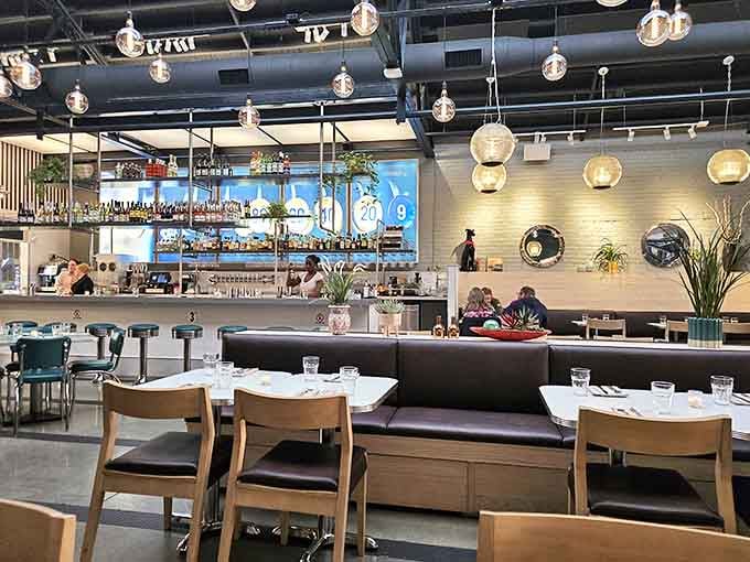 Modern comfort meets retro charm in a space that proves good design and great food aren't mutually exclusive.