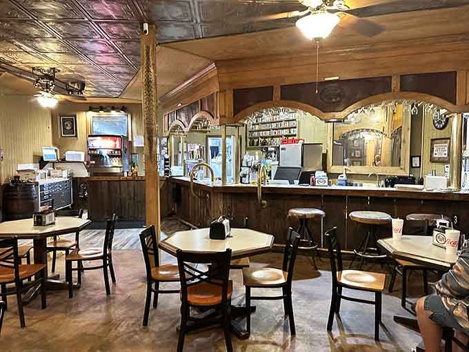 That ceiling has been providing shade long before air conditioning was even a dream.