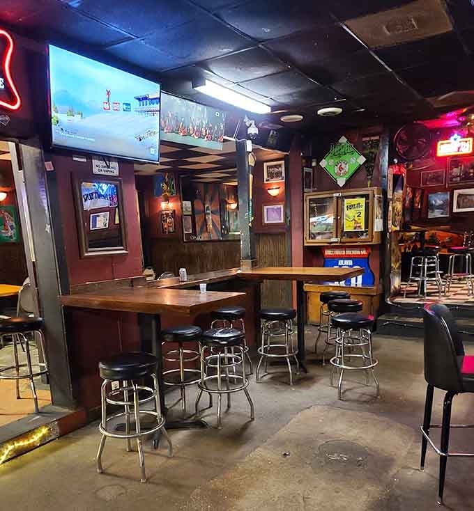 Every inch of wall space tells a story, and your neck will get a workout trying to read them all.