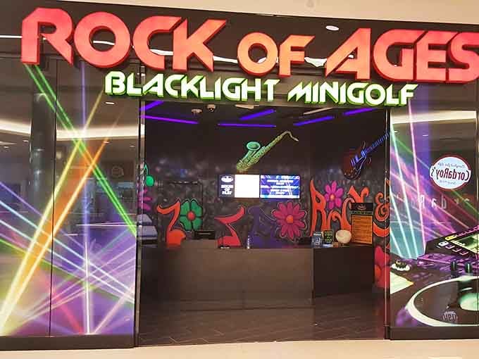 The entrance beckons like a portal to 1975, minus the questionable fashion choices and with better air conditioning.