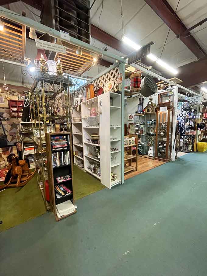 Inside, it's like someone turned a time capsule sideways and let everything spill out in the best way.