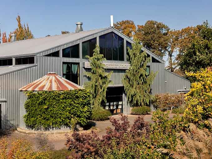 Modern architecture meets botanical beauty, proving that sometimes the best gardens come with their own stylish headquarters.