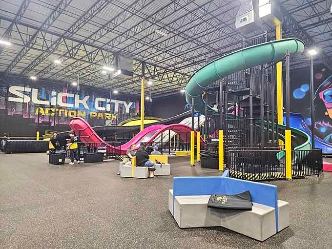 Inside this technicolor paradise, adults remember what joy looks like and kids never want to leave home.