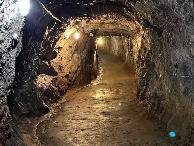 These tunnels have seen more action than most highways, carved by miners who knew real hard work.
