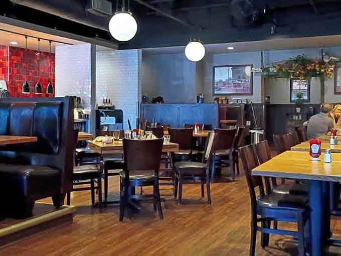 Clean lines, comfortable booths, and that perfect neighborhood vibe where everyone feels like a regular from day one.