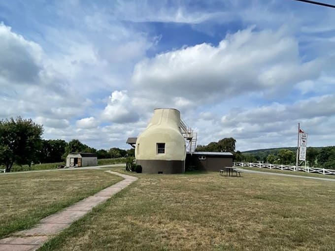 Standing tall in the Pennsylvania countryside, this architectural oddity has been turning heads for generations.
