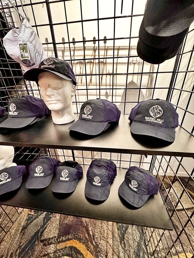 Nothing says "I survived the most haunted place on Earth" quite like commemorative headwear from your paranormal adventure.
