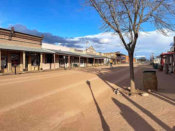 Those long shadows tell you it's golden hour in Tombstone, when the Old West looks its absolute best.