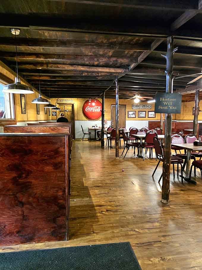 Step inside to find rustic charm meets serious comfort food in this welcoming Alabama dining room.