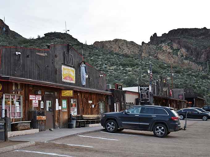 Where groceries, ice cream, and beer meet under one weathered roof, civilization finds its most essential form beautifully.