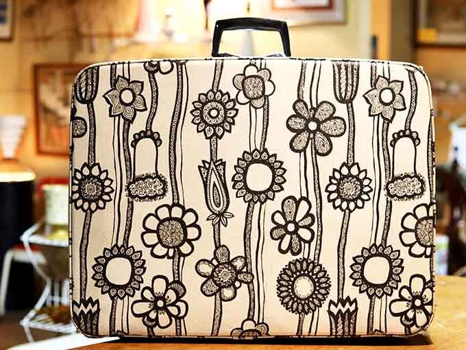This floral-patterned vintage suitcase has probably seen more of the world than most of us – and looked fabulous doing it.