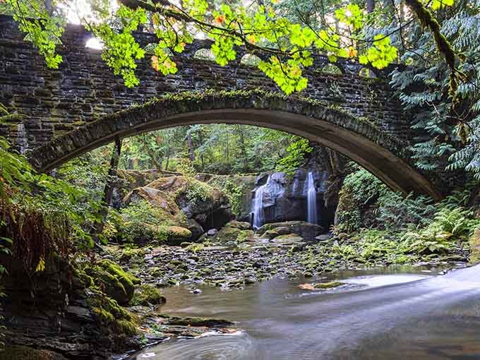 This stone bridge has seen more romantic moments than a dozen Valentine's Days combined, and it's still going strong.