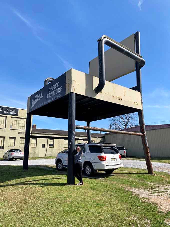 Standing beneath this steel giant makes you realize just how small your cubicle problems really are.