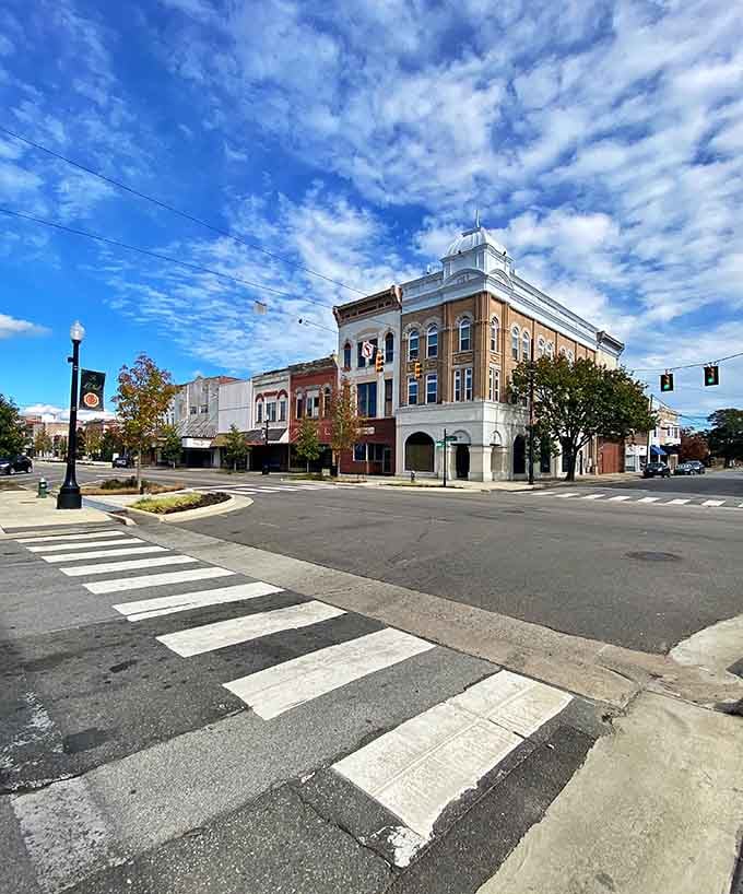 These crosswalks have seen more peaceful strolls than your average big-city intersection sees in a lifetime.