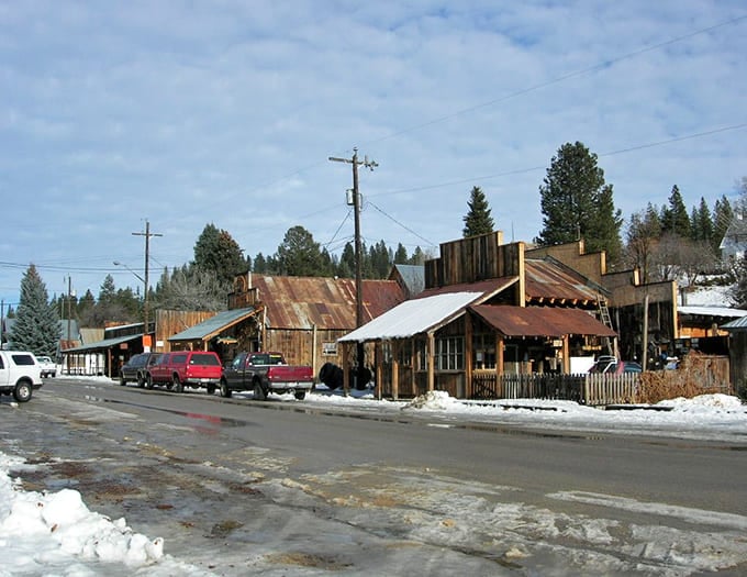 Winter transforms Idaho City into a snow globe of history, where wooden boardwalks creak under boots just as they did 160 years ago.