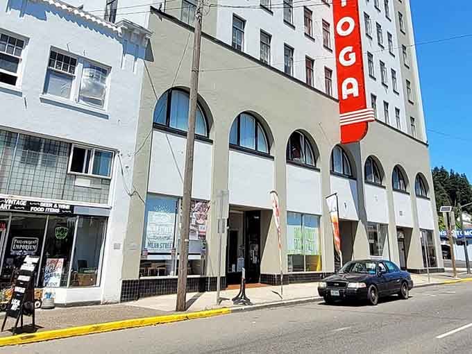 The Egyptian Theatre's vintage marquee proves that small-town culture doesn't need to apologize for being gloriously old-school and proud.