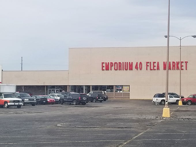 The unassuming exterior hides a wonderland of bargains that'll have you canceling your weekend plans indefinitely.