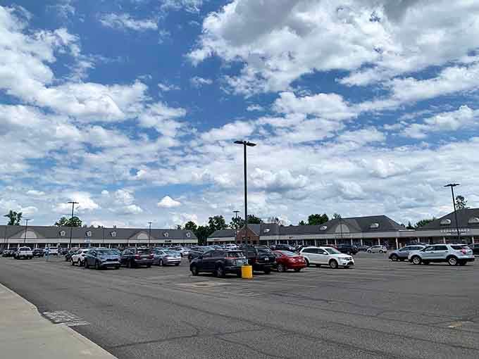 The sprawling parking lot is your first hint that you're about to embark on a serious shopping expedition.