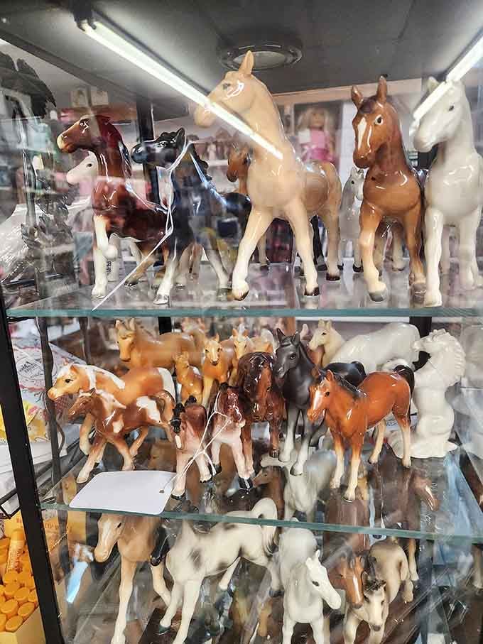 A stampede of nostalgia! These ceramic horses aren't just collectibles&mdash;they're childhood memories galloping back into our lives.