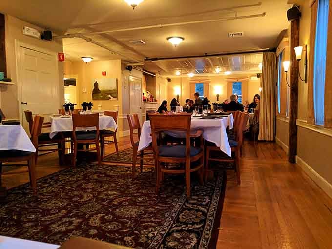 Step inside to a dining room where time slows down&mdash;white tablecloths, oriental rugs, and warm lighting create the perfect stage for memorable meals and conversations.