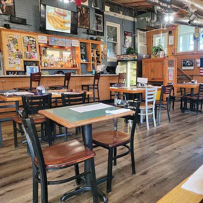 Inside, wooden tables and nautical charm create the perfect backdrop for seafood feasting&mdash;no white tablecloths needed when the food's this good.