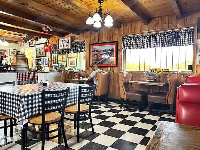 Step inside to a world where wood paneling and checkered floors aren't retro&mdash;they're simply timeless. Nostalgia never tasted so good.