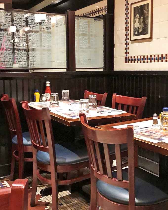 Wooden chairs, tiled floors, and condiments at the ready &ndash; this isn't just a restaurant, it's a time machine to when conversation mattered as much as the food.